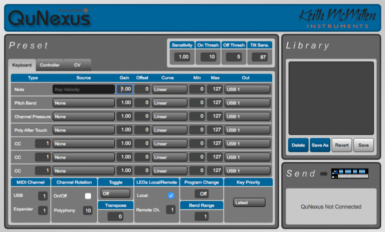 QuNexus Red | Keith McMillen Instruments