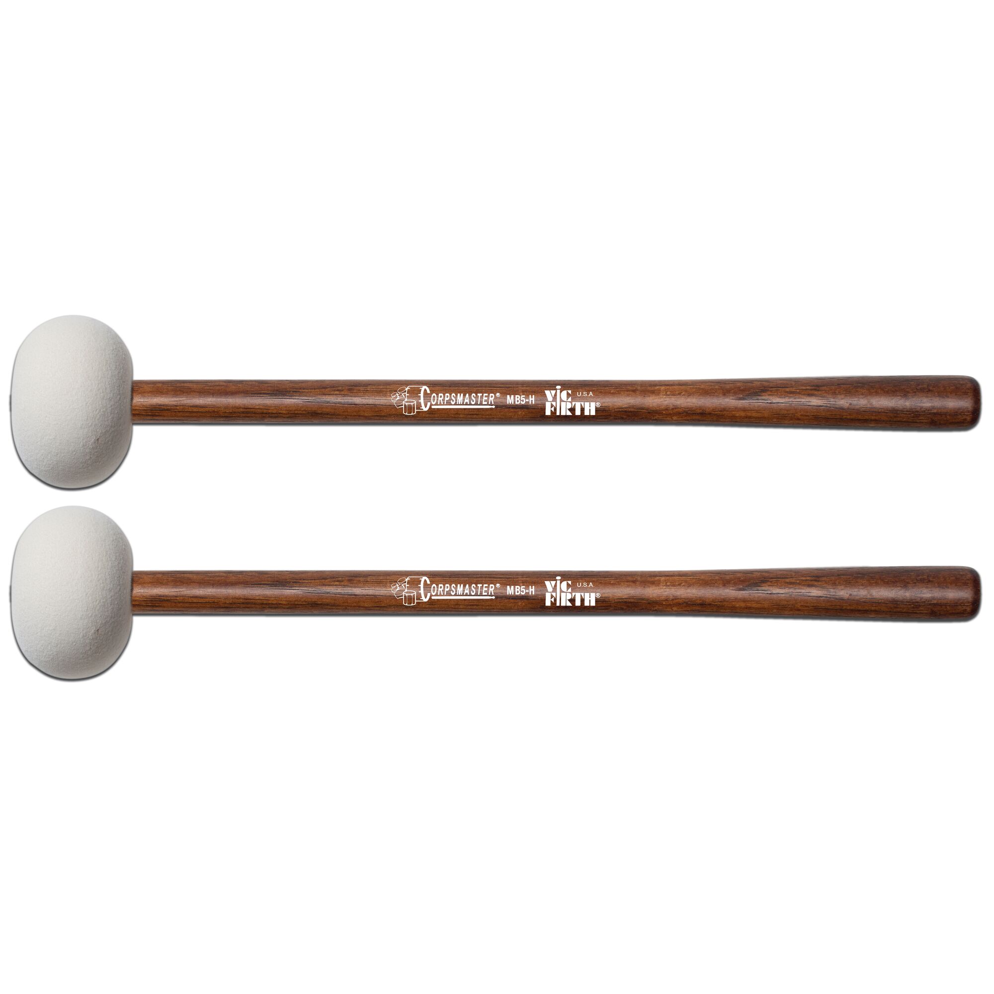CORPSMASTER BASS MALLET — XX-LARGE HEAD – HARD MB5H | Vic Firth
